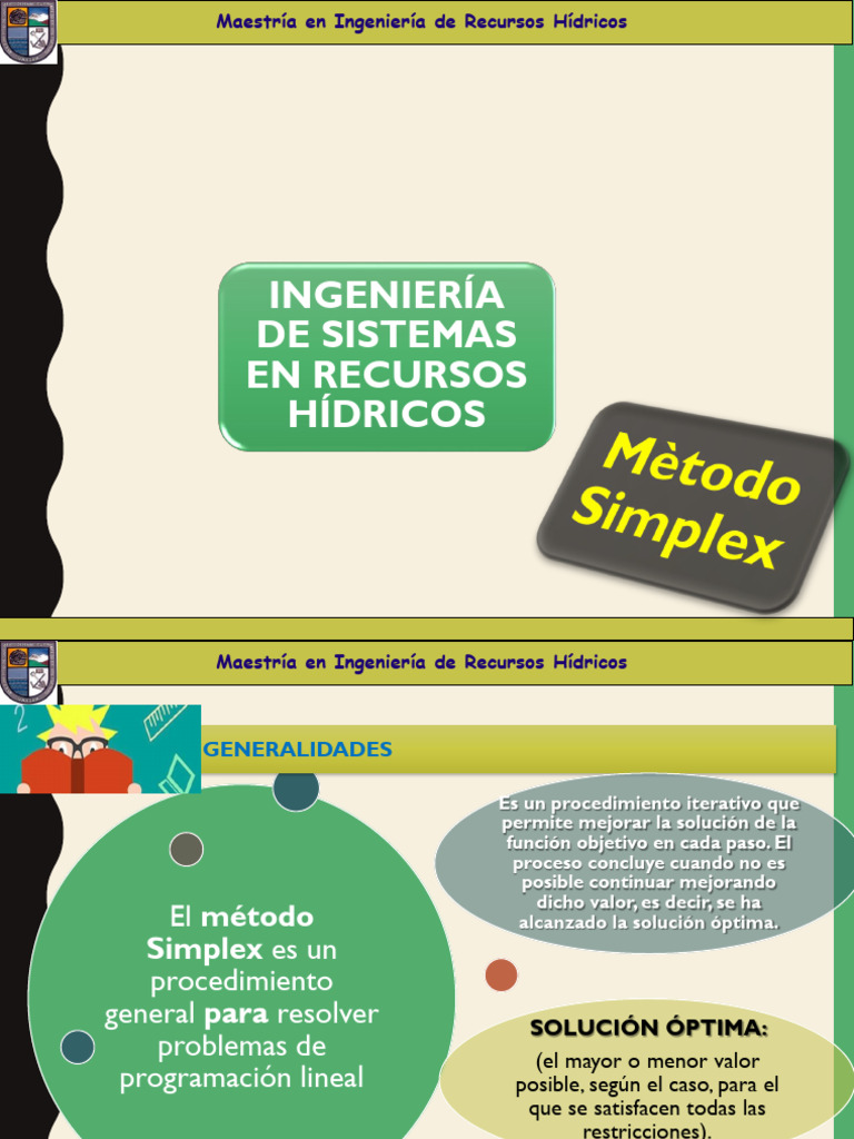 Metodo Simplex | PDF | Optimización Matemática | Análisis matemático