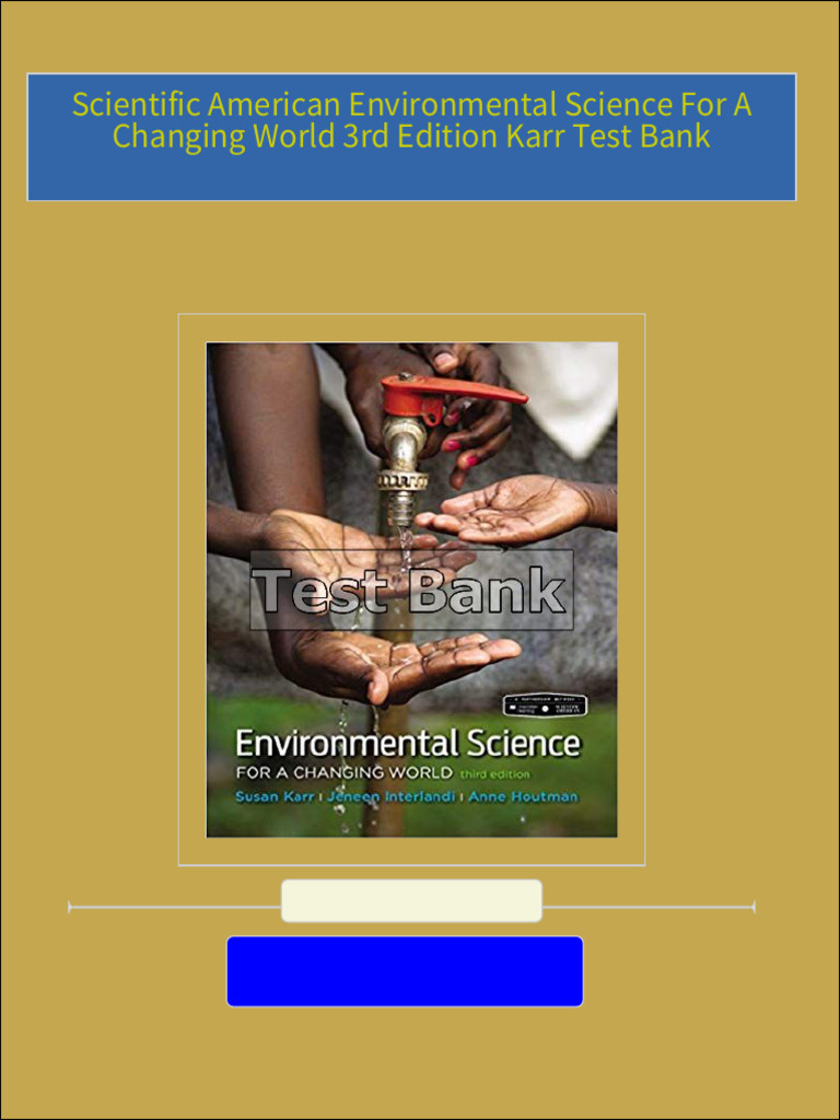 Instant Download for Scientific American Environmental Science For A ... Instant Download for Scientific American Environmental Science For A ...