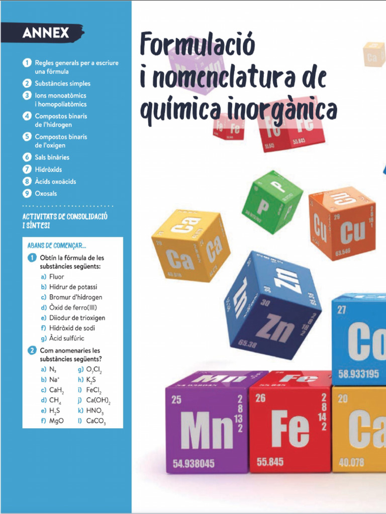 Formulacio Inorganica | PDF