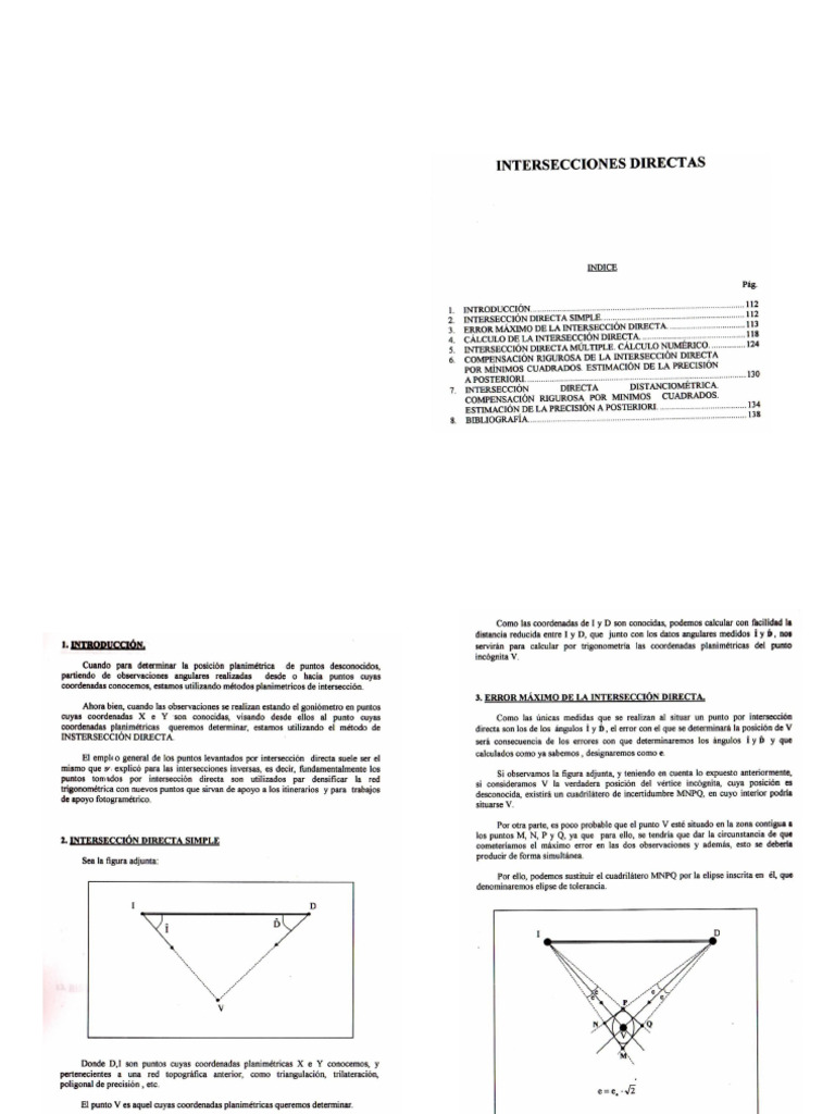 Métodos Top. Intersecciones | PDF