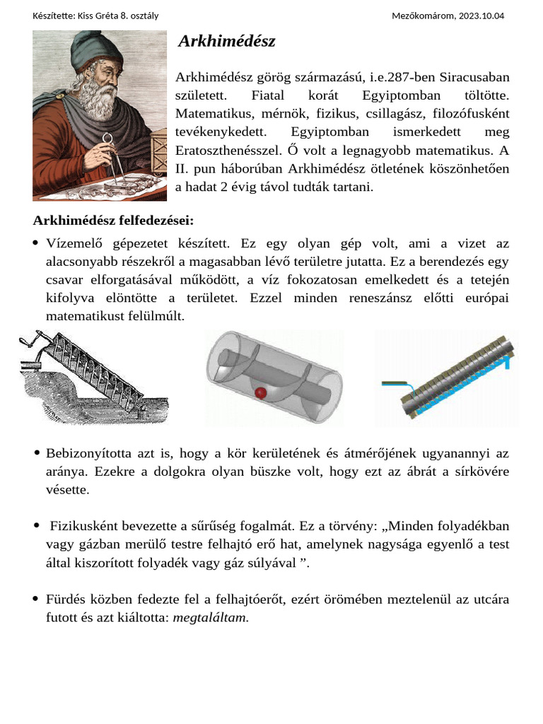 Arkhimédész | PDF