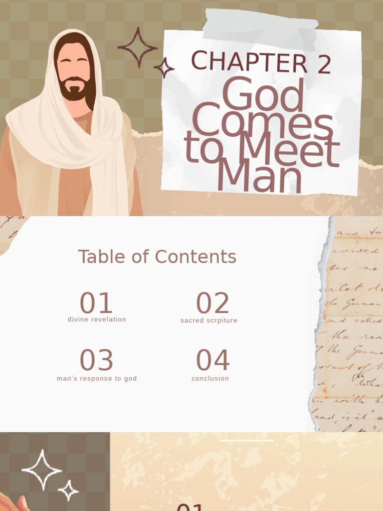 God Comes To Meet Man Group 3 | PDF | Revelation | Faith