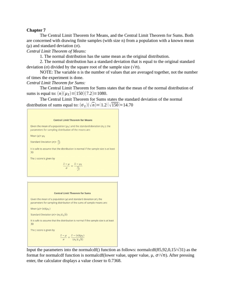 Exam 3 - Study - Cheat Sheet | PDF