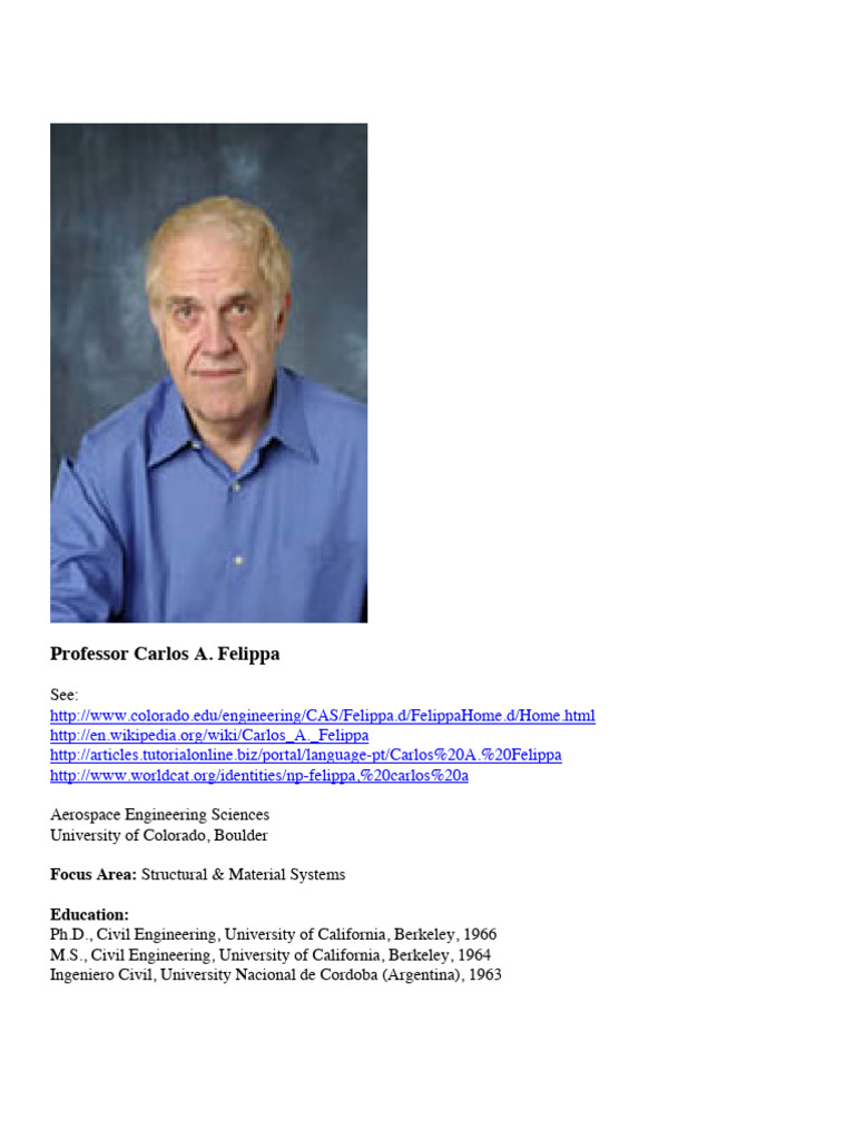 felippa | PDF | Finite Element Method | Numerical Analysis