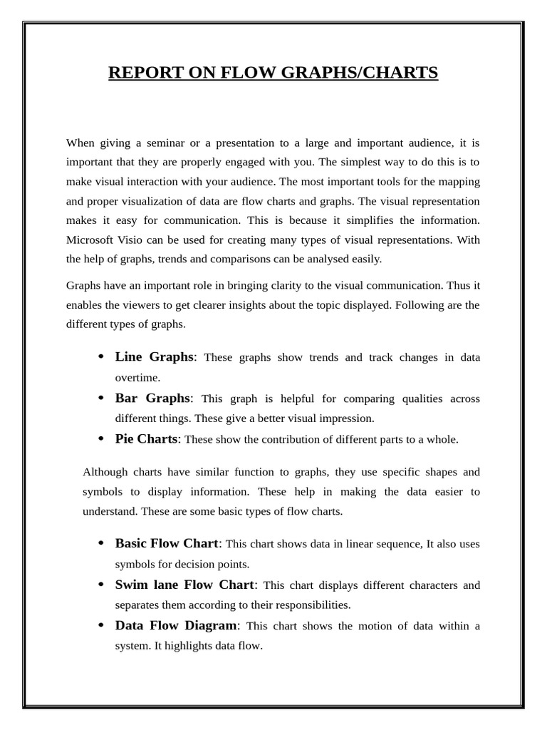 Flow Graphs & Charts | PDF | Chart | Computing