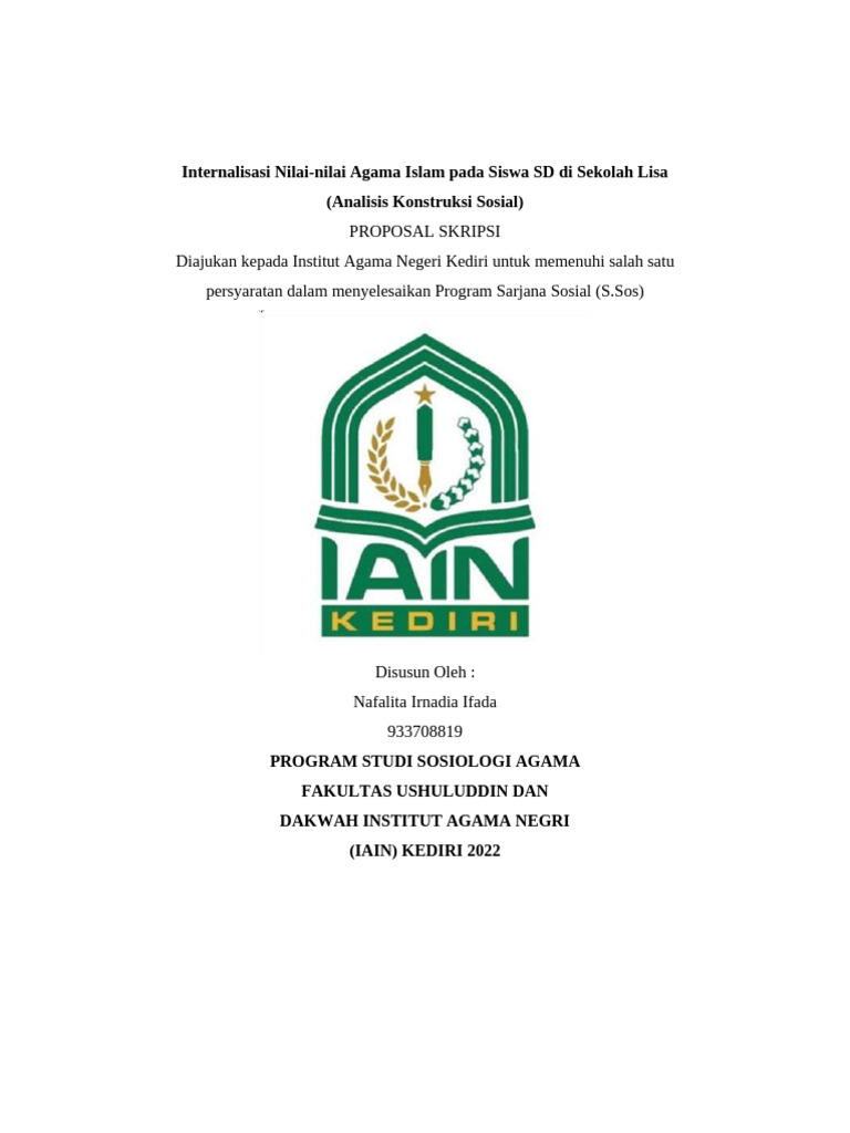 Revisi Sempro Nadia - 20 Juni 2024 | PDF