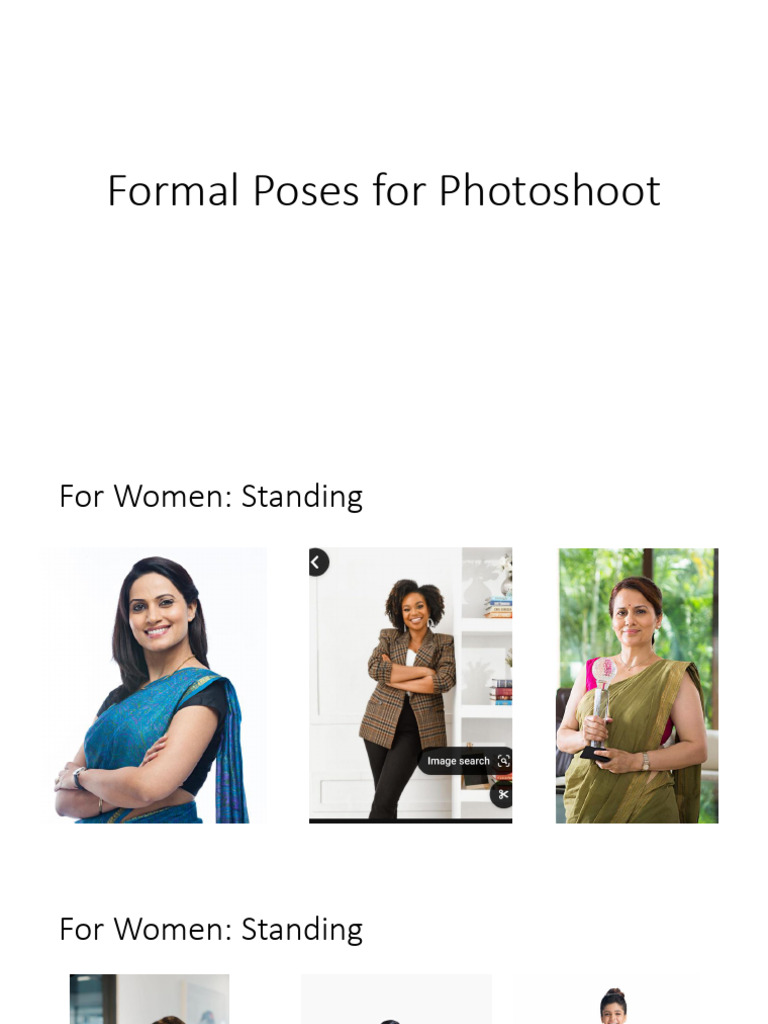 Formal Poses For Photoshoot | PDF