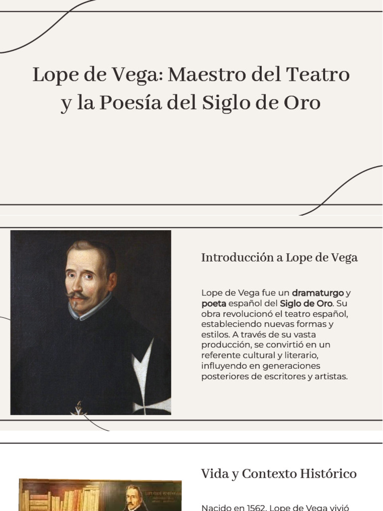 Lope de Vega: Innovador del Teatro | PDF
