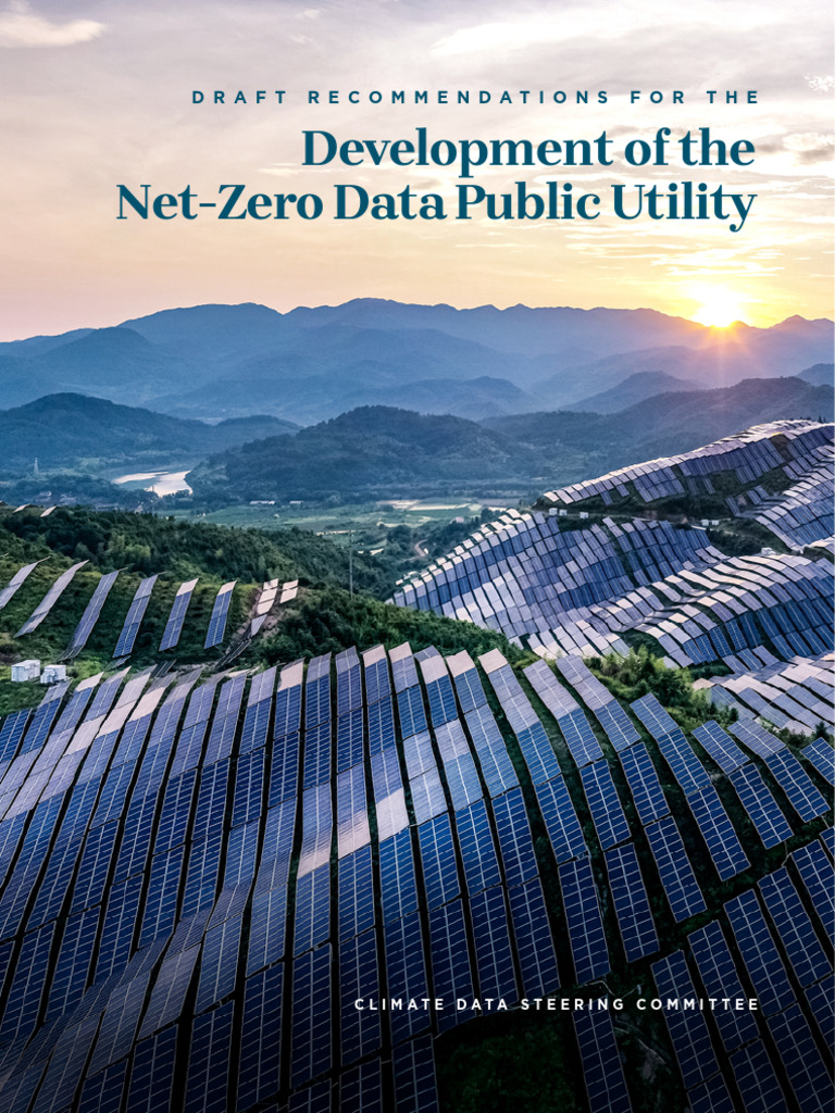 Development of The Net Zero Data Public Utility September 2022 2 | PDF ...