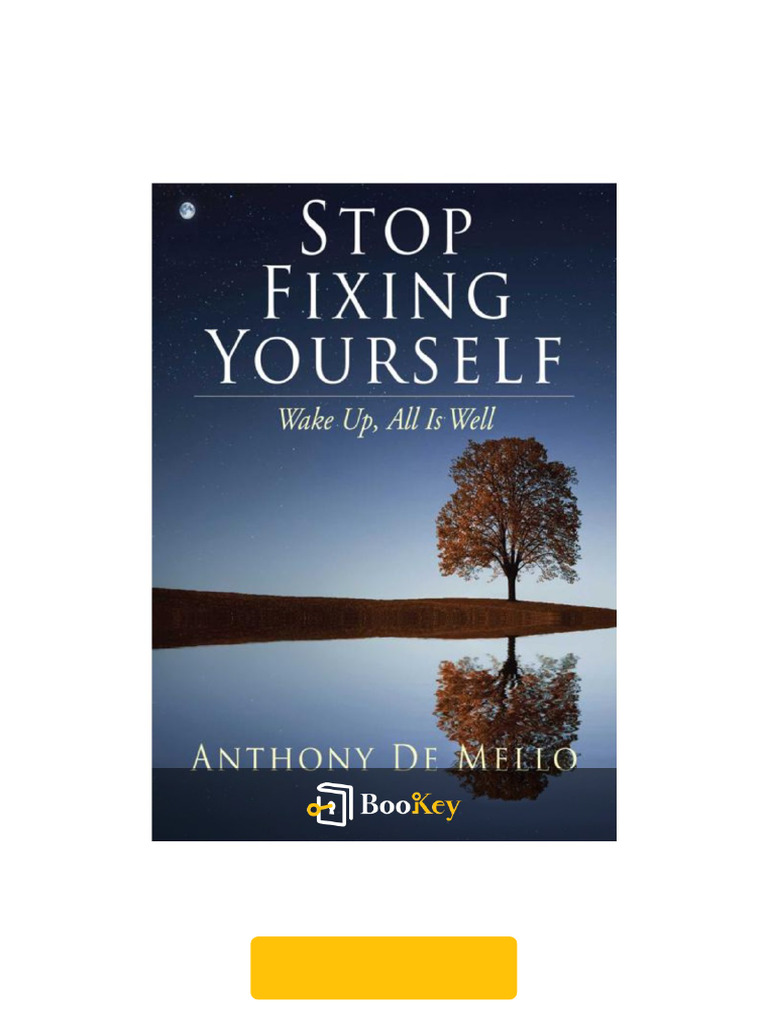 Stop Fixing Yourself | PDF | Happiness | Contentment