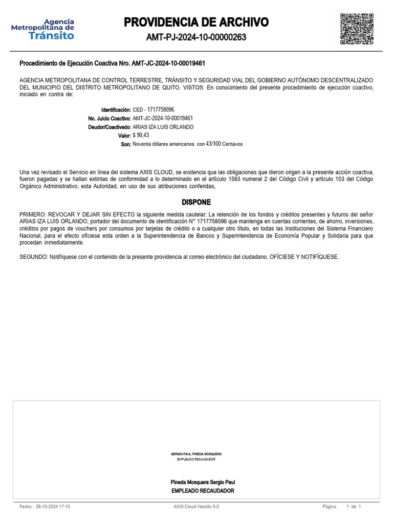 Amt PJ 2024 10 00000263 | PDF