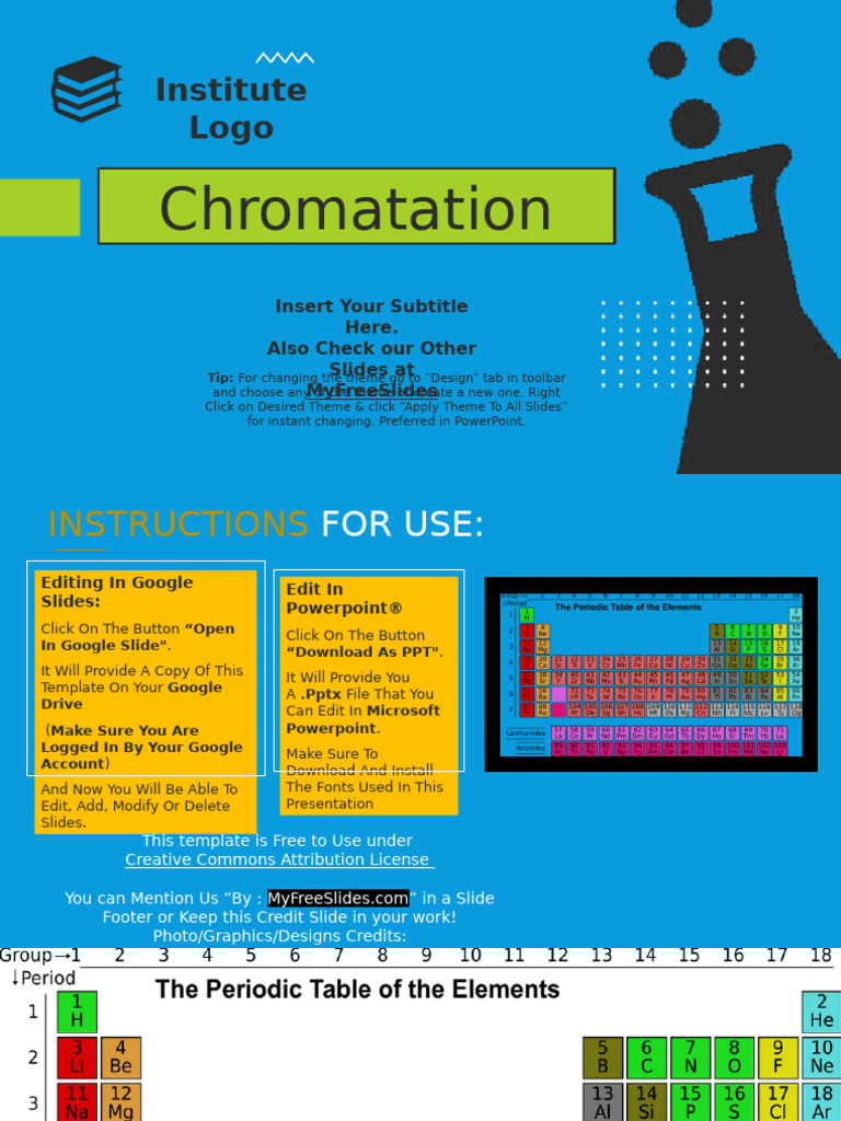 016 Free Periodic Table Google Slides Themes PPT Template | PDF ...