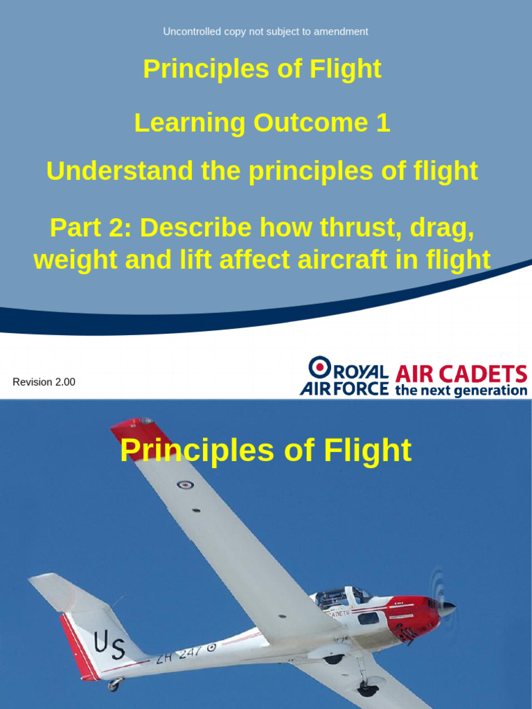 LO1 Part 2 Understand The Principles of Flight | PDF | Drag (Physics ...