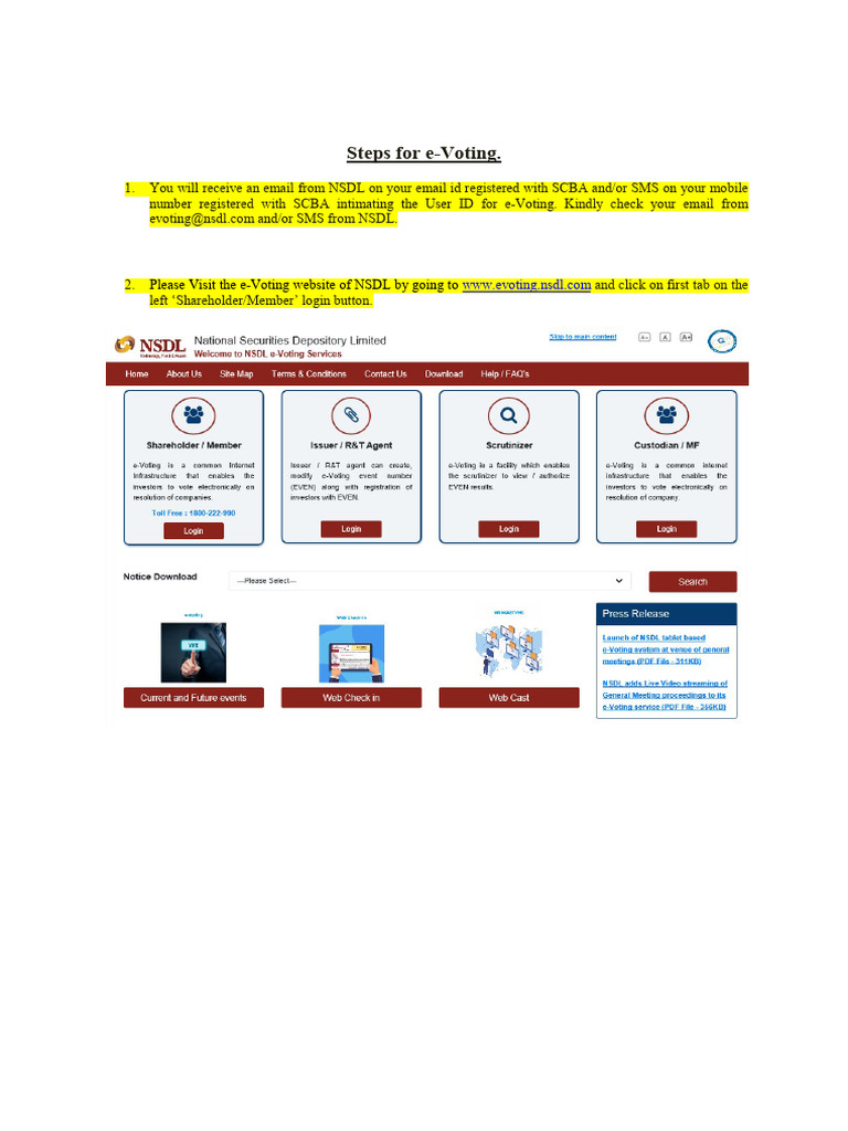 Standard Operating Procedures (SOPs) For E-Voting Sytem | PDF | Electronic Voting | Computer ...