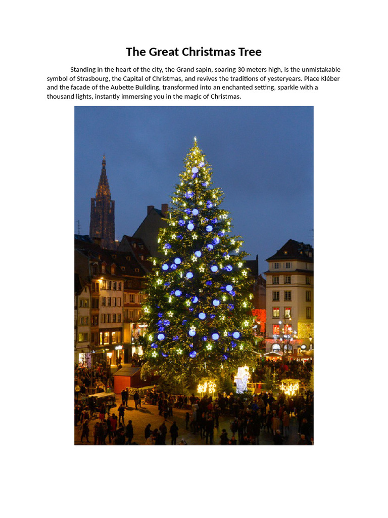 The Great Christmas Tree | PDF