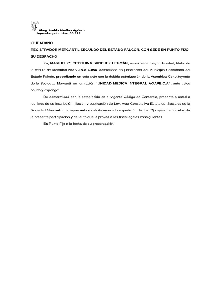 Modelo Cia | PDF | Documento de identidad | Compartir (Finanzas)