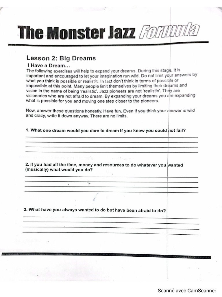 Monster Jazz Formula | PDF