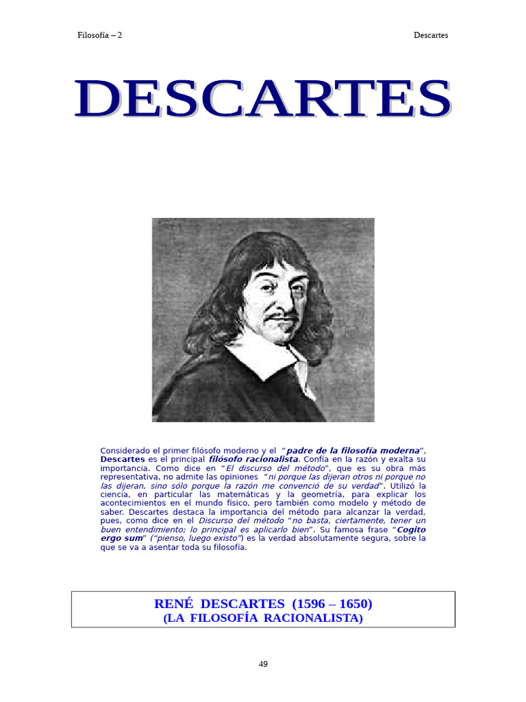 2.9. Descartes - 2 | PDF | René Descartes | Método científico
