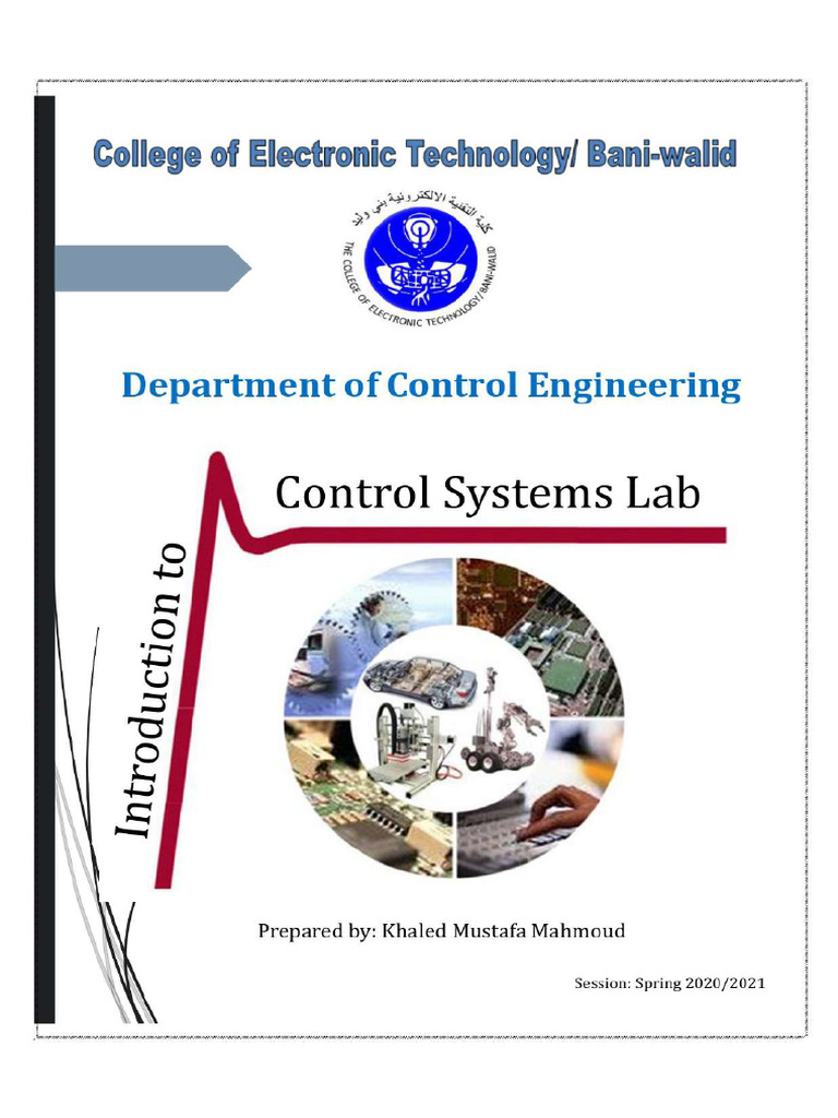 Introduction To Control Systems Lab | PDF