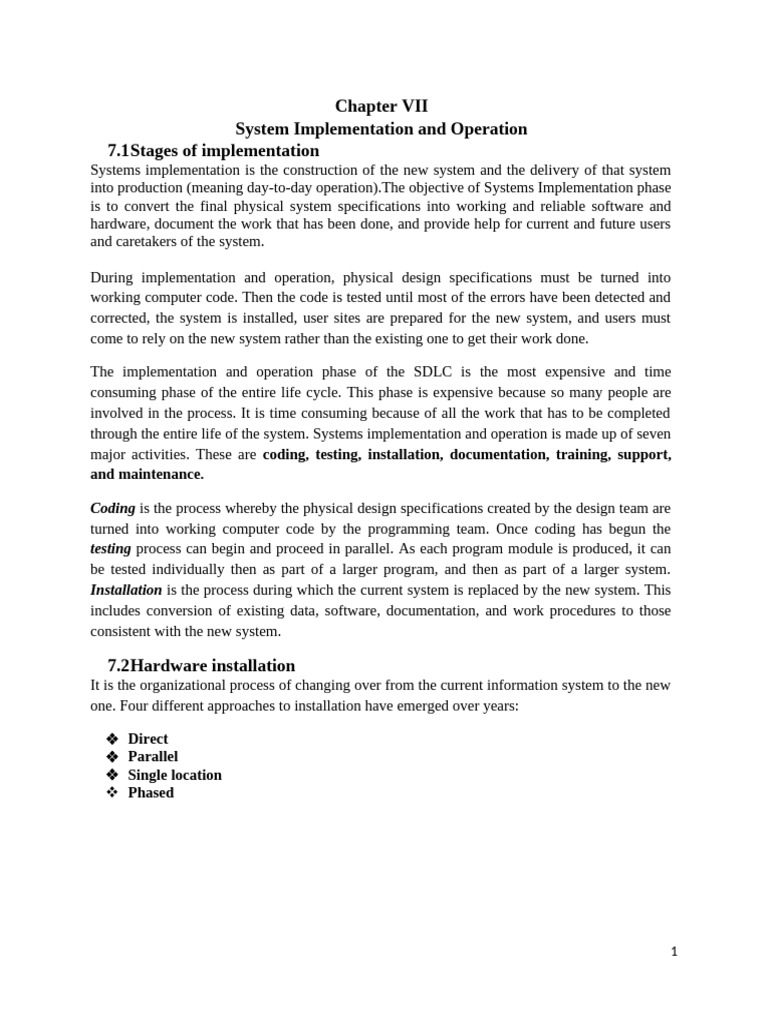 Chapter 7 SAD | PDF | Troubleshooting | Software Testing