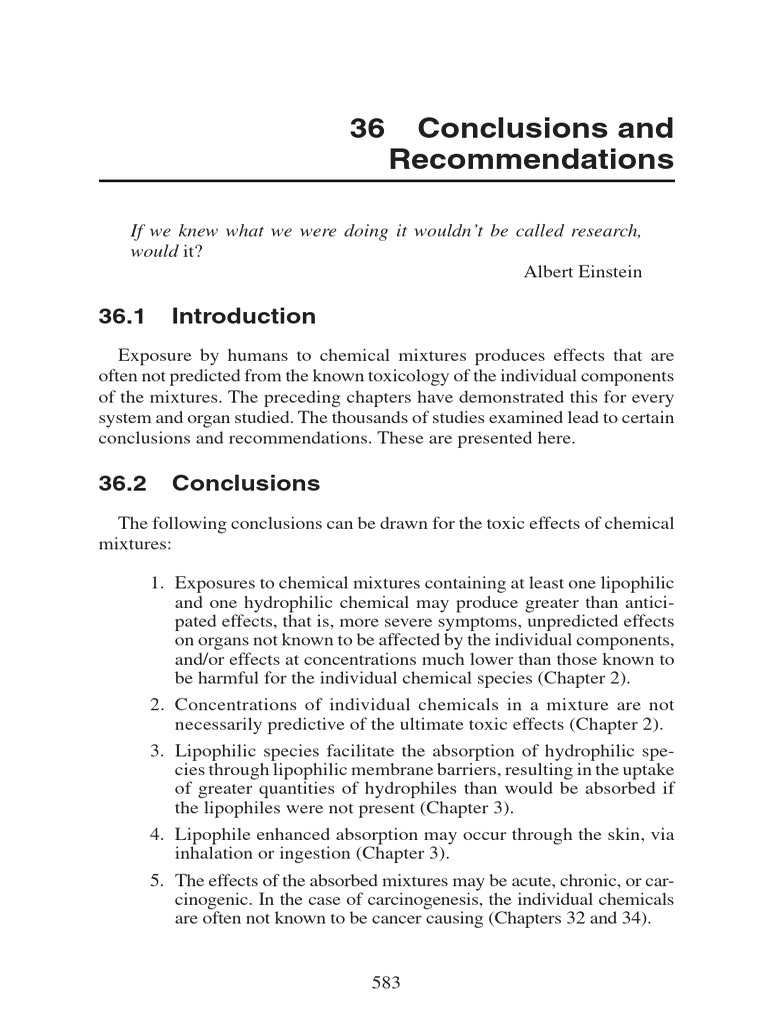 36 - Conclusions and Recommendation - 2008 - Human Toxicology of ...