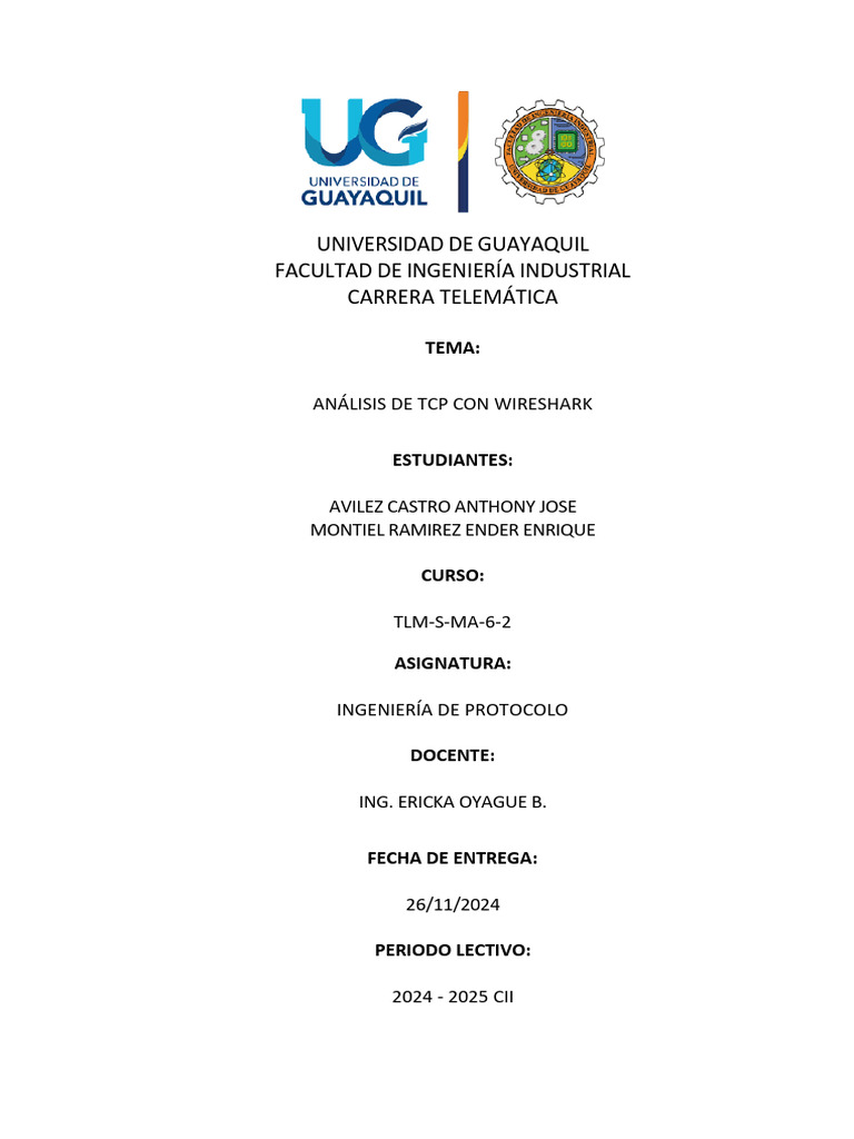 P2 TCP Acaj Mree | PDF | Protocolo de Control de Transmisión | Internet