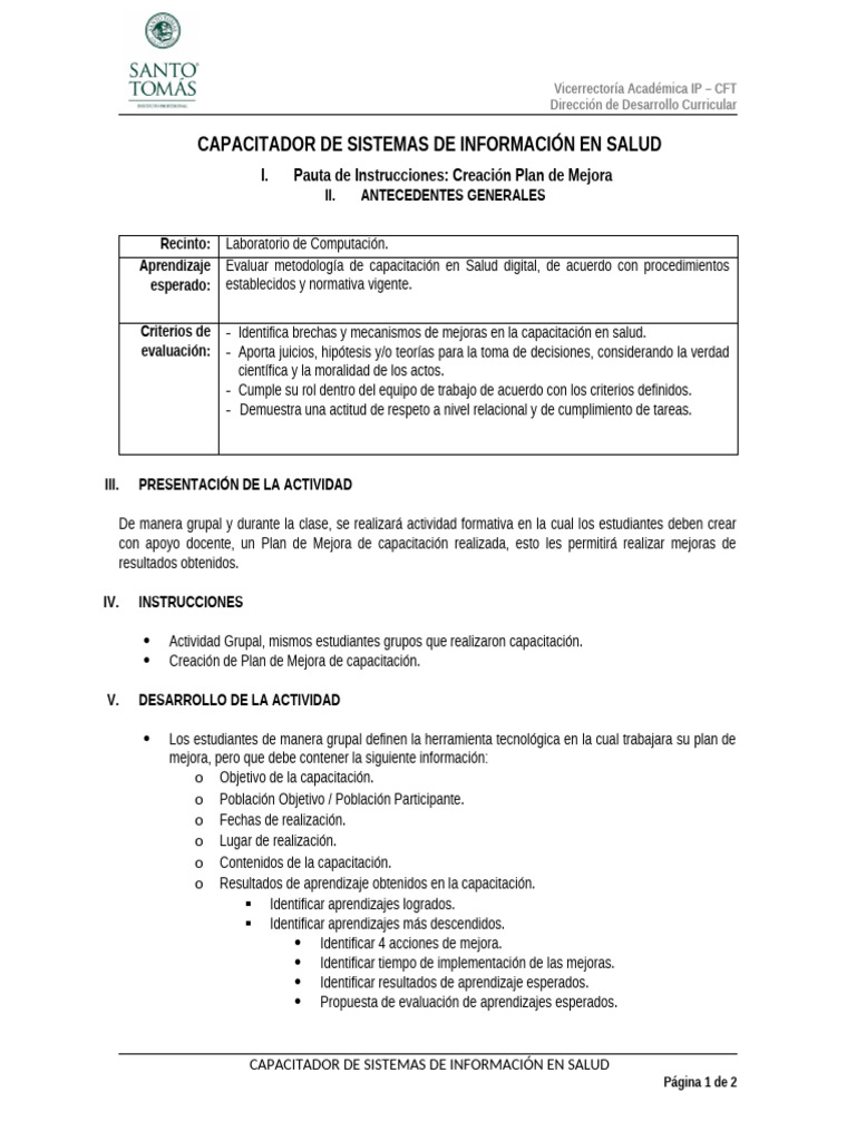 Ten-159 - U2 - S13 - 2.04 - Actividad Practica | PDF | Evaluación | Ciencia cognitiva