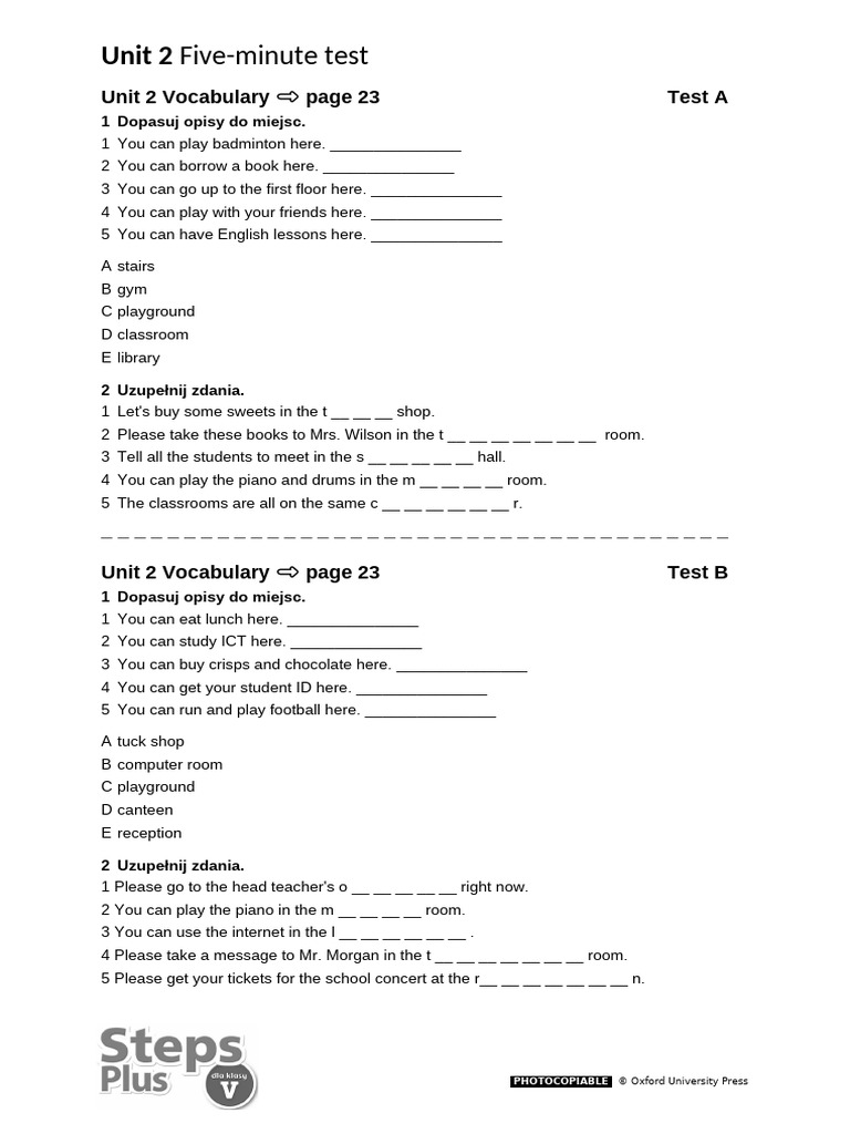 SP5_5 min Test_U2 | PDF | Foods | Cuisine