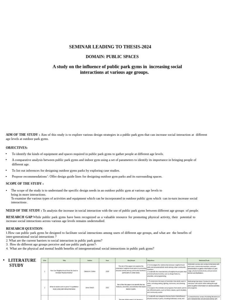 Seminar Ppt | PDF | Physical Fitness | Gym