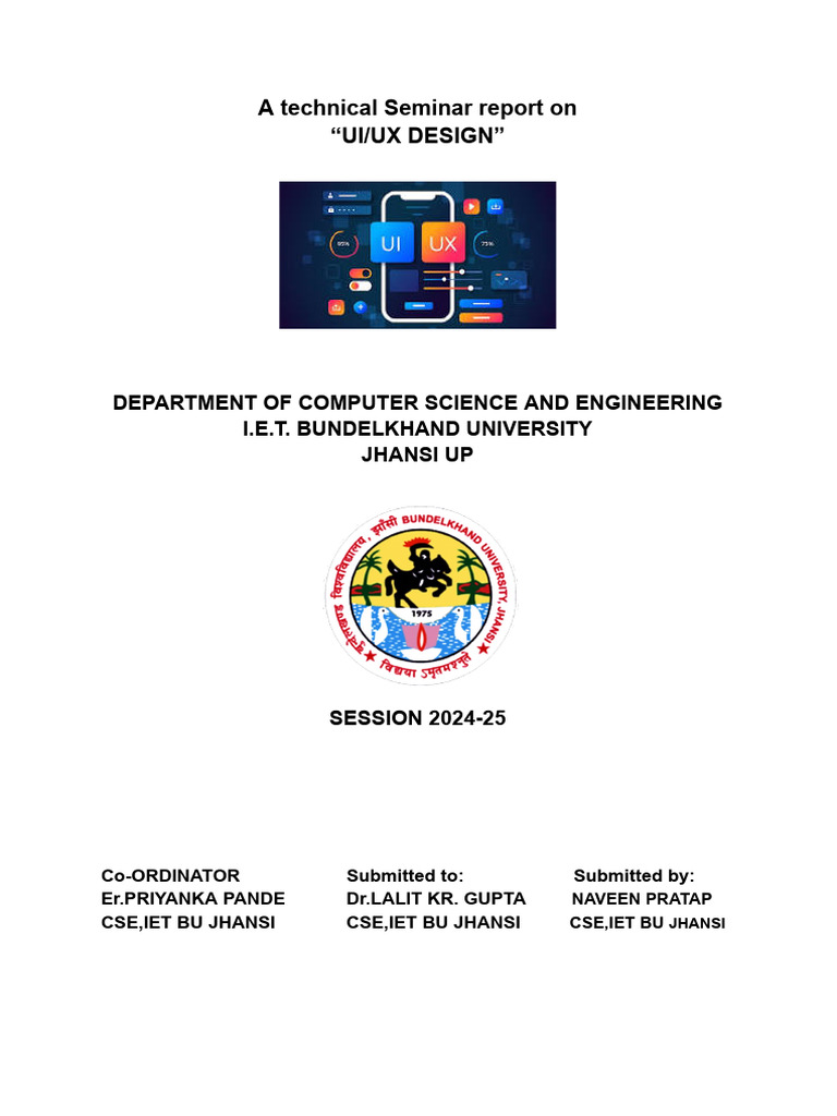 UI UX REPORT | PDF | User Interface | Usability UI UX REPORT | PDF | User Interface | Usability