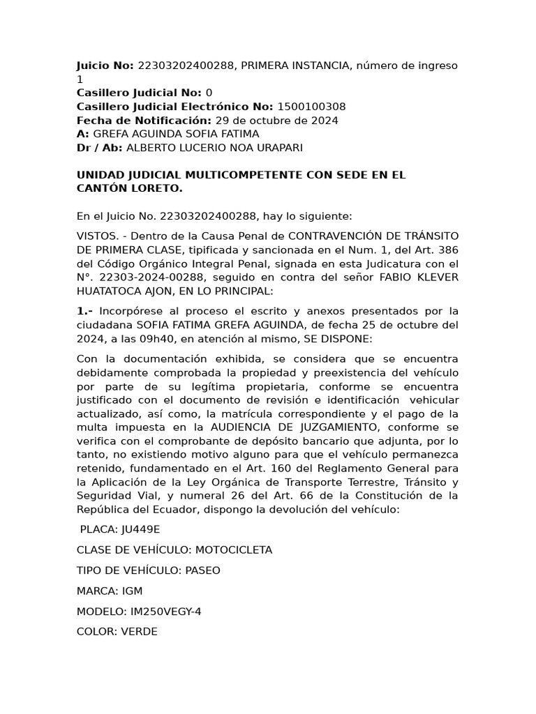 Contravencion de Transito 2024 | PDF | Gobierno