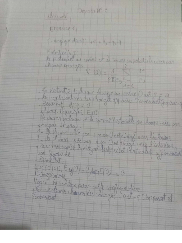 Corrige de Devoir n2 | PDF