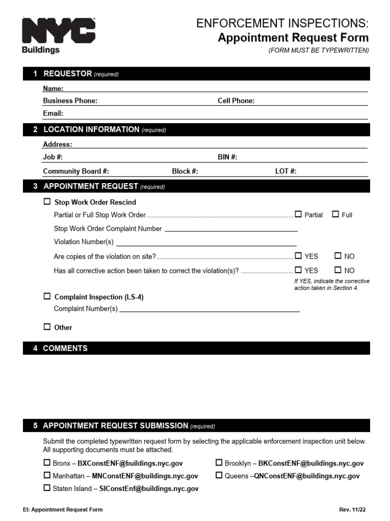 Appointment Request | PDF