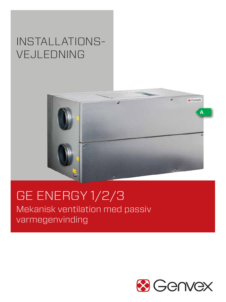 Installationsvejledning GE Energy 1 2 3 | PDF