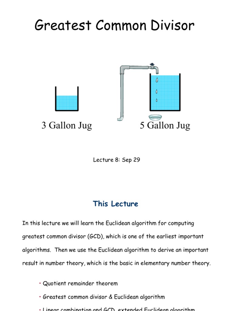 Greatest Common Divisor (Discrete Math) | PDF | Mathematical Concepts ...