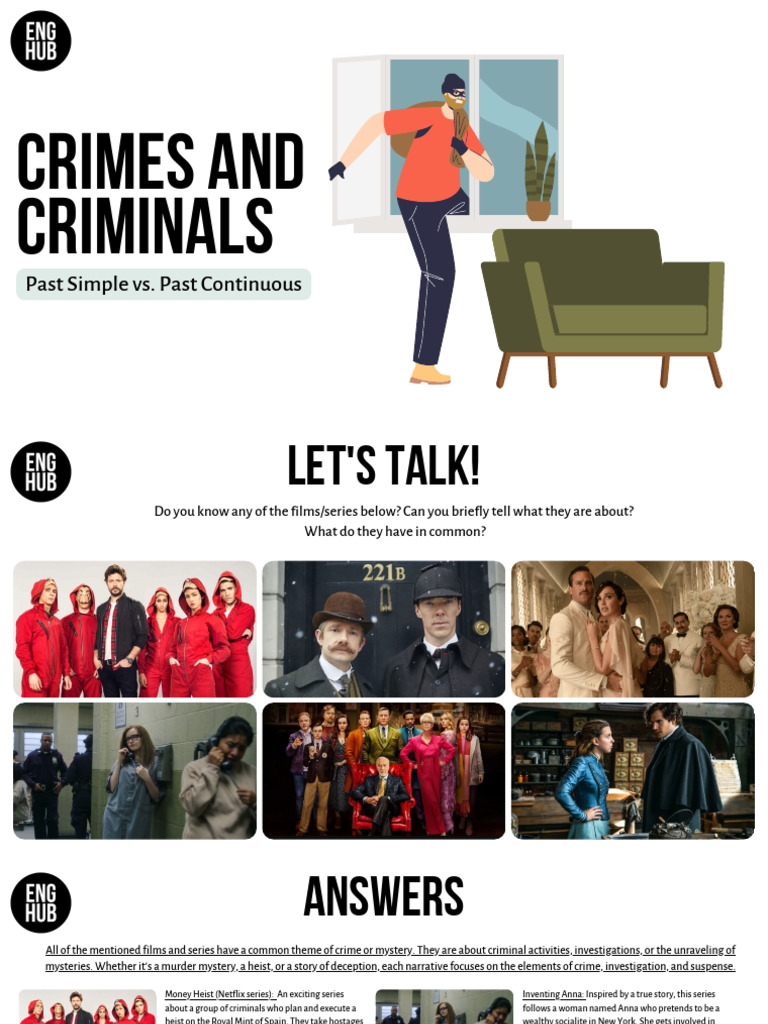 A2-B1 Crimes and Criminals TV | PDF | Detective | Robbery