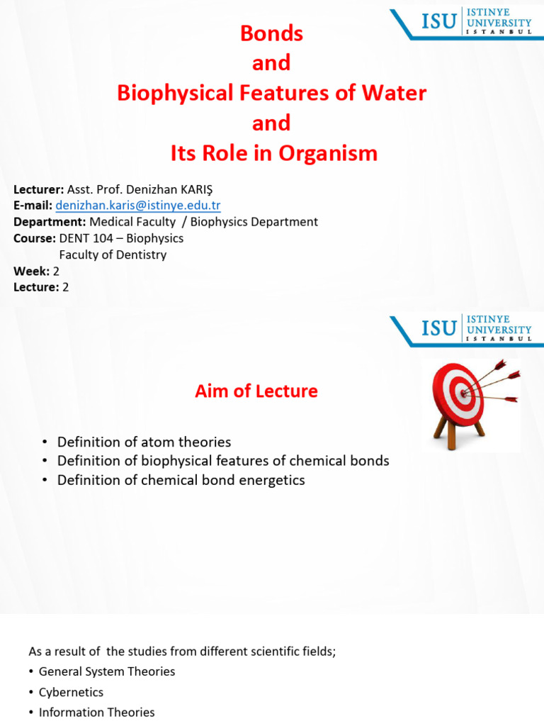 2024-2025-DeNT 104-2.Lesson-Bonds and Biophysical Features of Water and ...