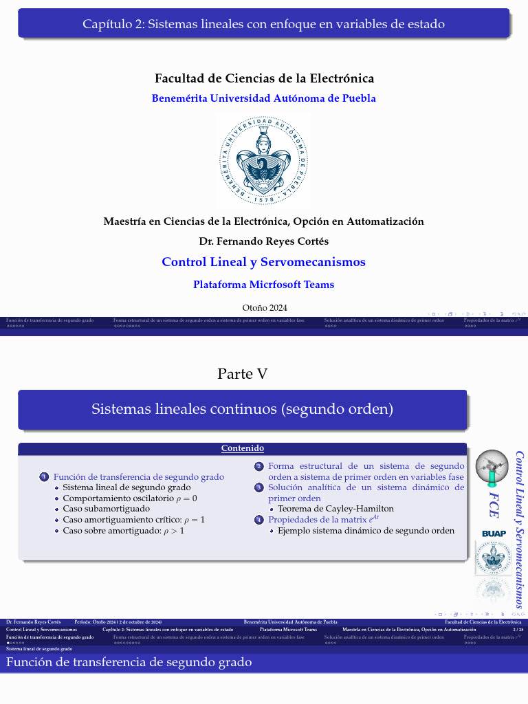 clsm cap2 clase10 Control Moderno | PDF | Sistema de control | Sistema ...