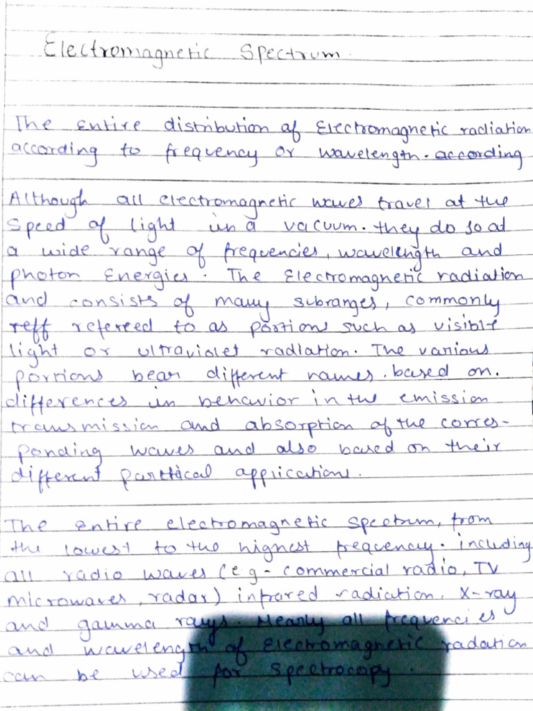 Electromagnetic Spectrum 3005 | PDF