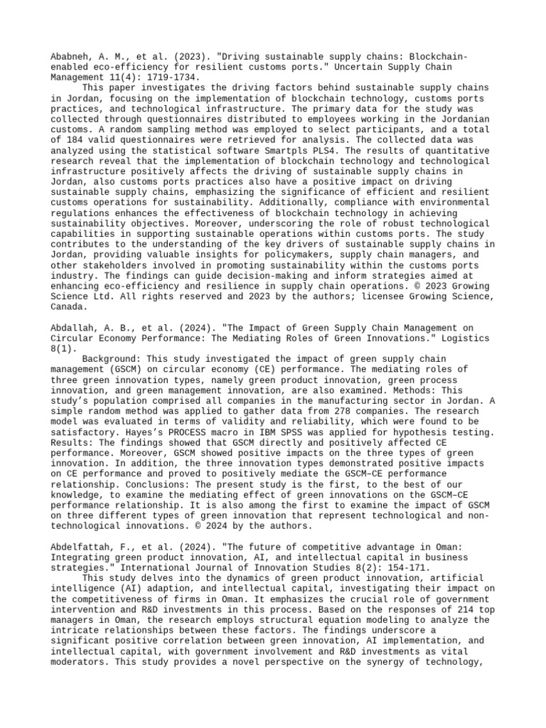 RSL | PDF | Sustainability | Strategic Management