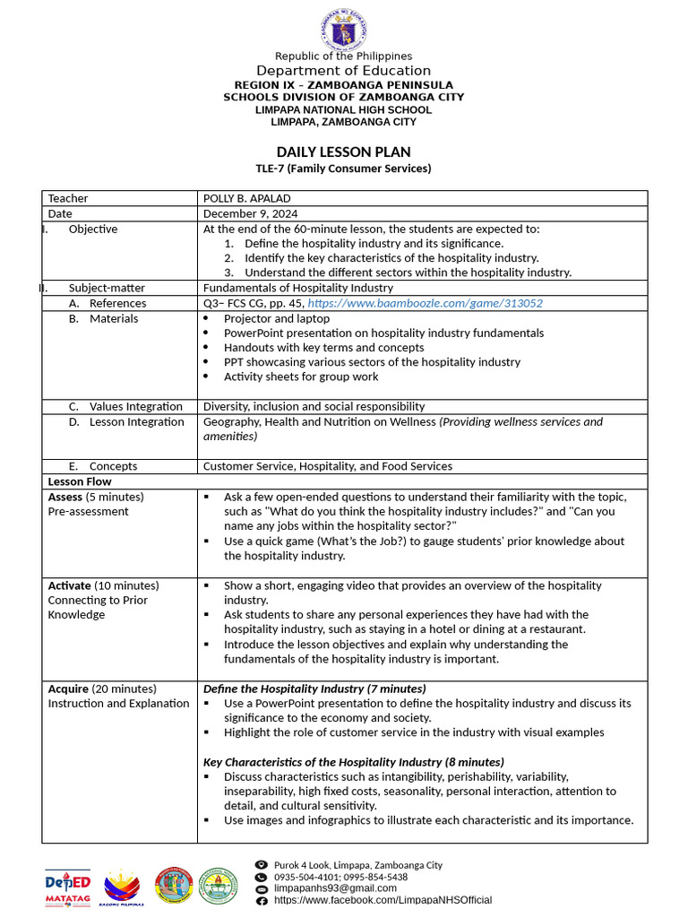 TLE-DLP-Q3-1 | PDF | Microsoft Power Point