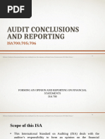03-Isa 705 | PDF | Auditor's Report | Audit