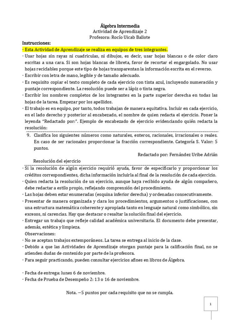 ADA2_3I | PDF | Ecuaciones | Matemáticas