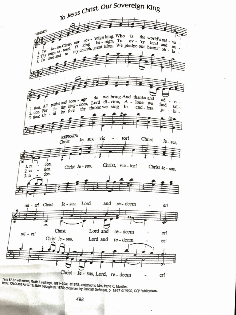 To Jesus Christ | PDF