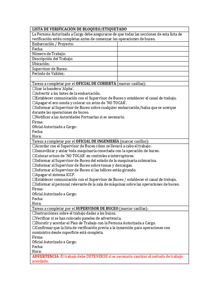 CHECKLIST ESPAÑOL- VÍCTOR PÉREZ | PDF