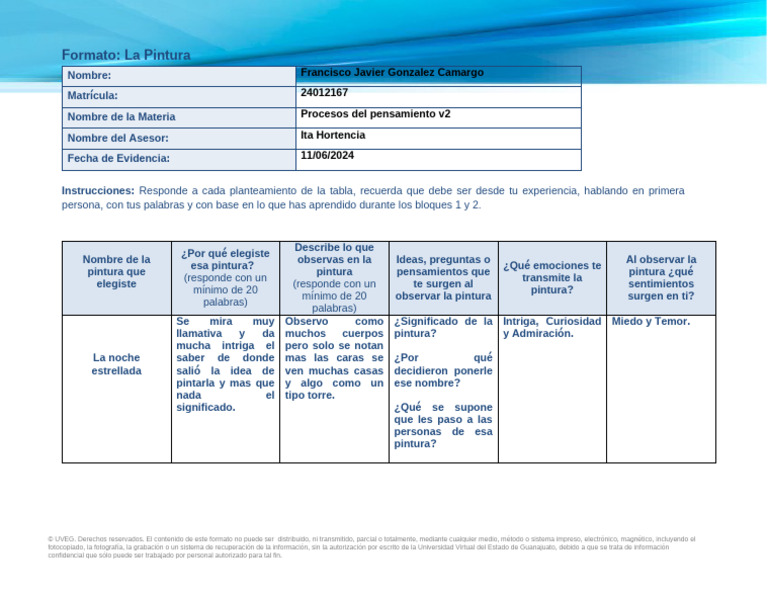 Gonzalez_Francisco_EA4_La pintura | PDF