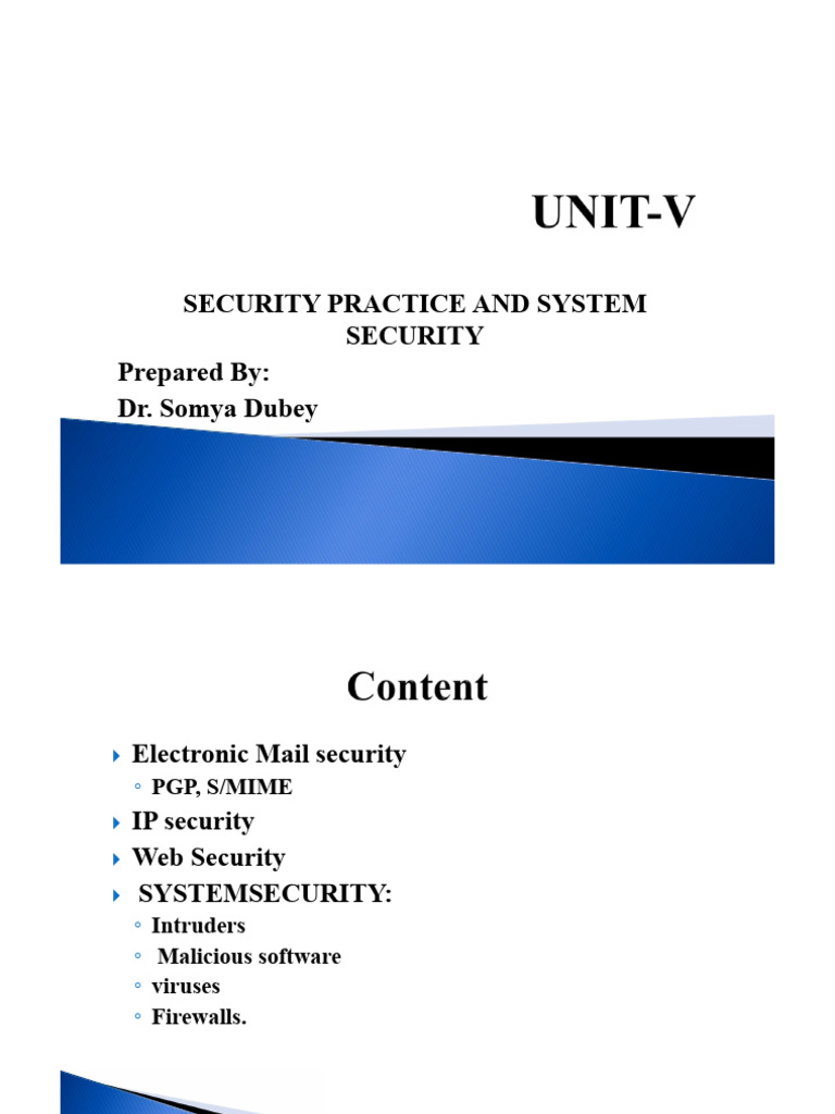 UNIT-V(PGP) | PDF | Public Key Cryptography | Encryption