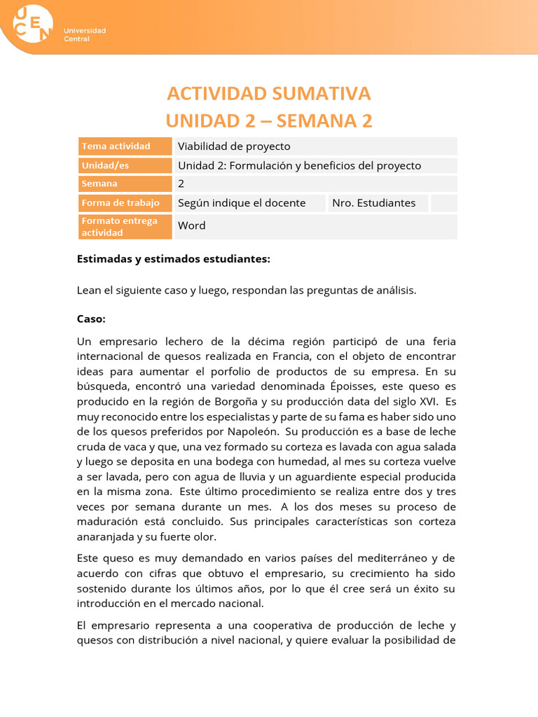 MII FEP Actividad Sumativa Semana 2 | PDF