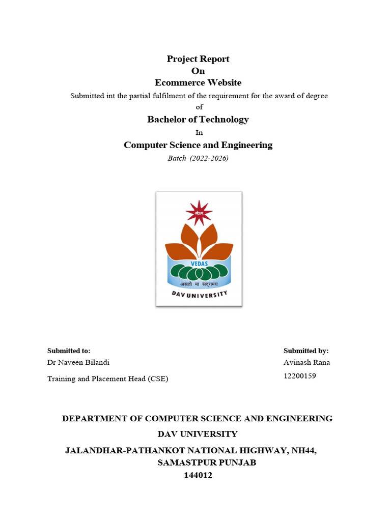 Project Report | PDF | Web Development | Python (Programming Language)