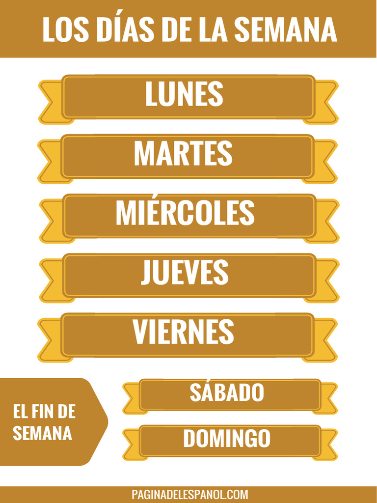 Los Días de La Semana | PDF
